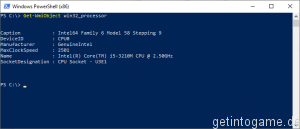 Hardware-Informationen des eigenen Computers per powershell abfragen ...
