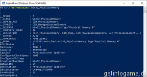 Hardware-Informationen des eigenen Computers per powershell abfragen ...