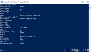 Hardware-Informationen des eigenen Computers per powershell abfragen ...